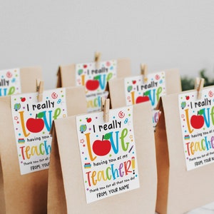 Teacher Appreciation Week Tag for Teacher Thank You Tags, Teacher ...