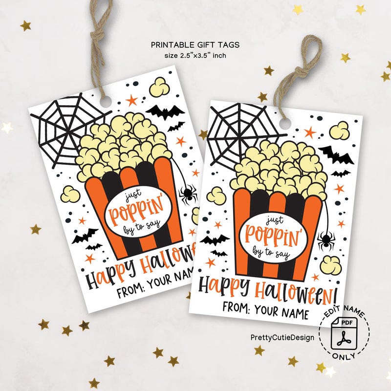 Popcorn Tags - Etsy