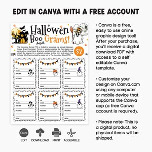 Halloween Candy Gram Sale Template, School Fundraiser Halloween Sale ...