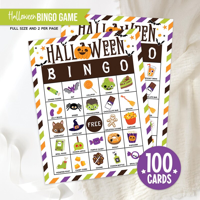 Halloween Bingo - Etsy