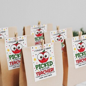 Apple Teacher Appreciation Tag, Teacher Appreciation Week Gift Tag ...