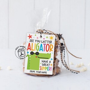 Last Day of School Gift Tag, End of School Year Gifts, End of Year Gift ...