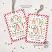Christmas Lotto Gift Tags Printable, Jackpot Working With You, Employee ...