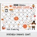 Thanksgiving Reward Chart for Kids, Simple Kids Reward Chart, Harvest ...