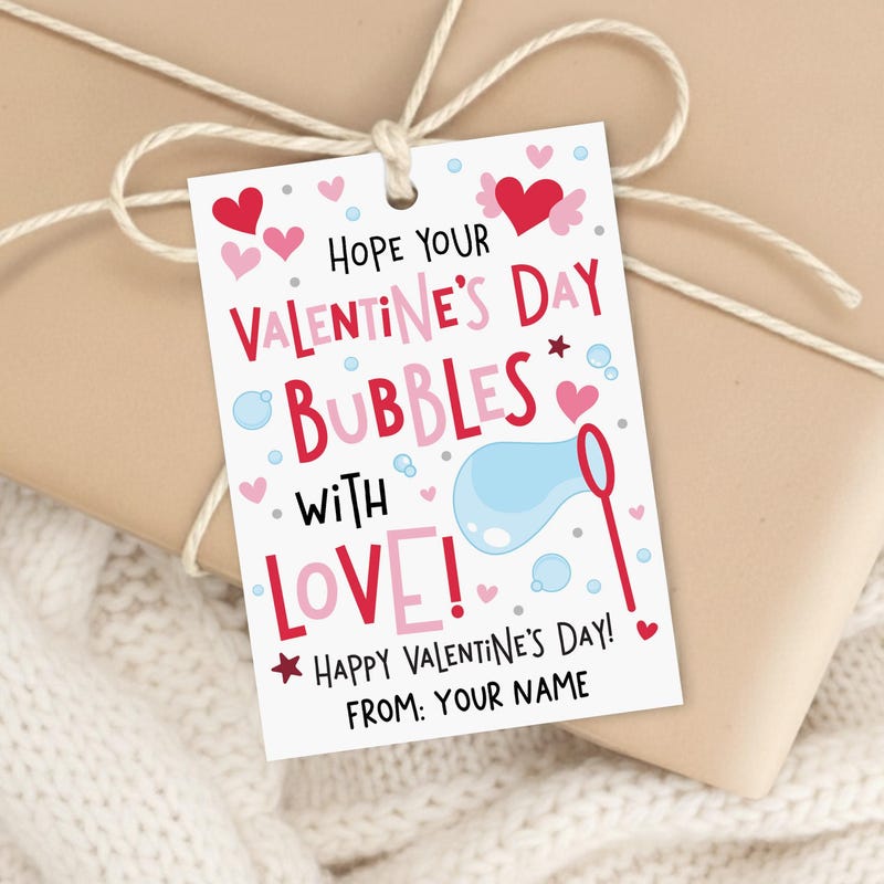 Valentine Bubbles - Etsy