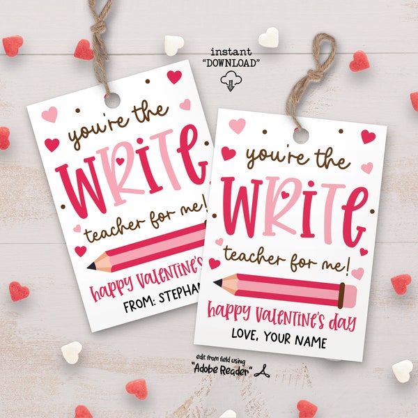 Valentine Favor Tags - Etsy