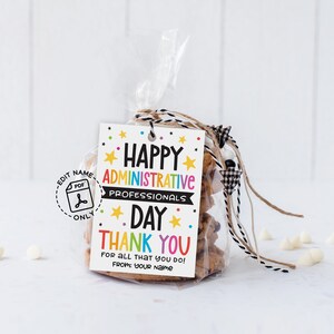 Administrative Professionals Day Tag Printable, Admin Professionals ...