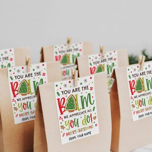 Printable Lip Balm Christmas Gift Tags, Printable Holiday You Are the ...