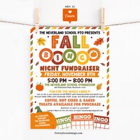 Game Night Fundraiser Editable Flyer Canva Invitation Template Instant ...