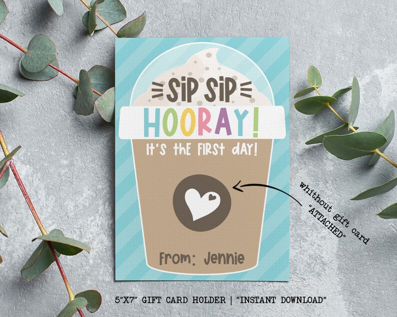 Sip Sip Hooray It's the First Day Back to School Coffee | Etsy