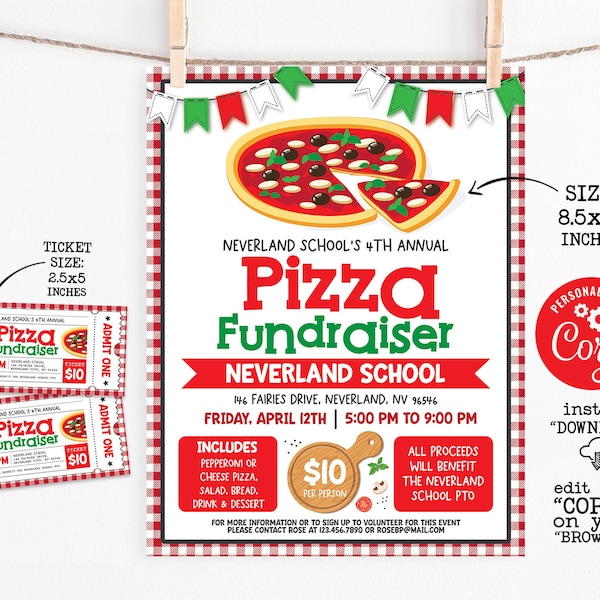 Pizza Ticket - Etsy