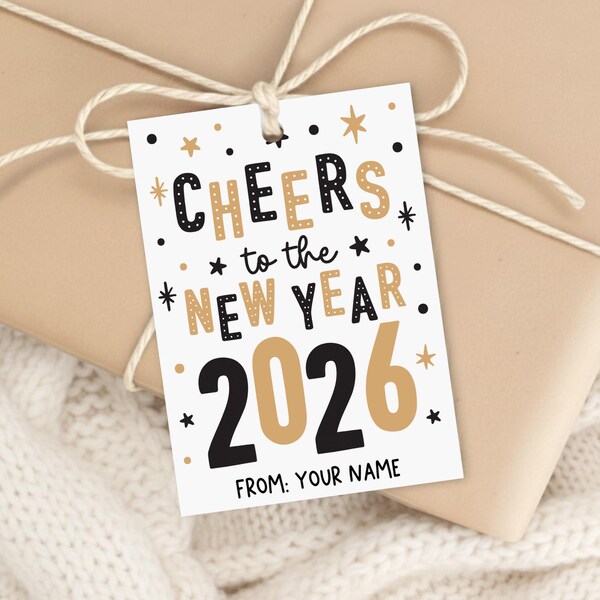 New Years 2026 Label - Etsy