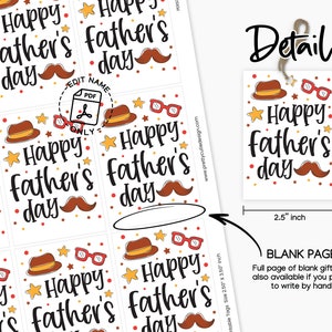 Happy Fathers Day, Fathers Day Tags Printables, Fathers Day Gifts ...