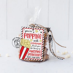 Thank You Volunteer Appreciation Gift Tag Printable, Happy Volunteers ...