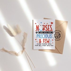 Nurse Appreciation Card, Happy Nurses Week Card Printable, Nurse ...