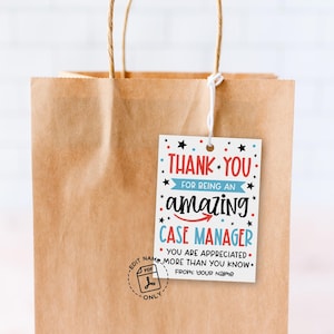 Printable Case Management Week Gift Tags, Happy Case Management Week ...