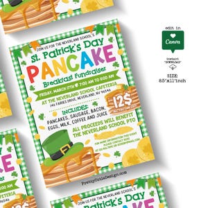 Editable St Patricks Day Fundraiser Flyer Template, St Patrick's Day ...
