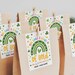St Patricks Day Heart of Gold Printable Favor Tags, Rainbow St Patricks ...