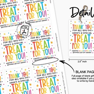 Housekeeping Appreciation Week Gift Tags, Housekeeping Service Week ...