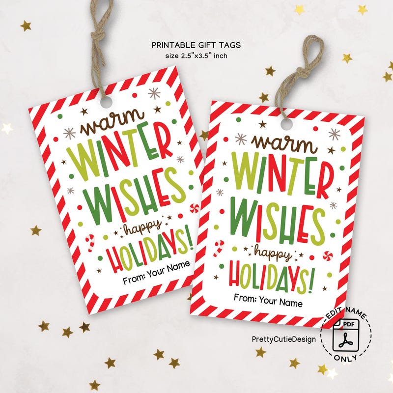 Winter Gift Tags - 60+ Gift Ideas for 2025