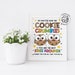 Appreciation Sign Printable, Crumble Cookie Sign, Cookie Bar Sign ...