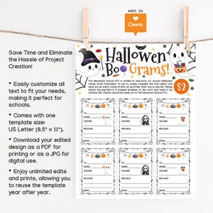 Halloween Candy Gram Sale Flyer, School Fundraiser Halloween Sale ...