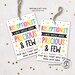 Receptionists Day Gift Tag Printable, Receptionist Day Card ...