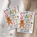 Gingerbread Gift Tags, Oh Snap Christmas Printable, Treat Bags for ...