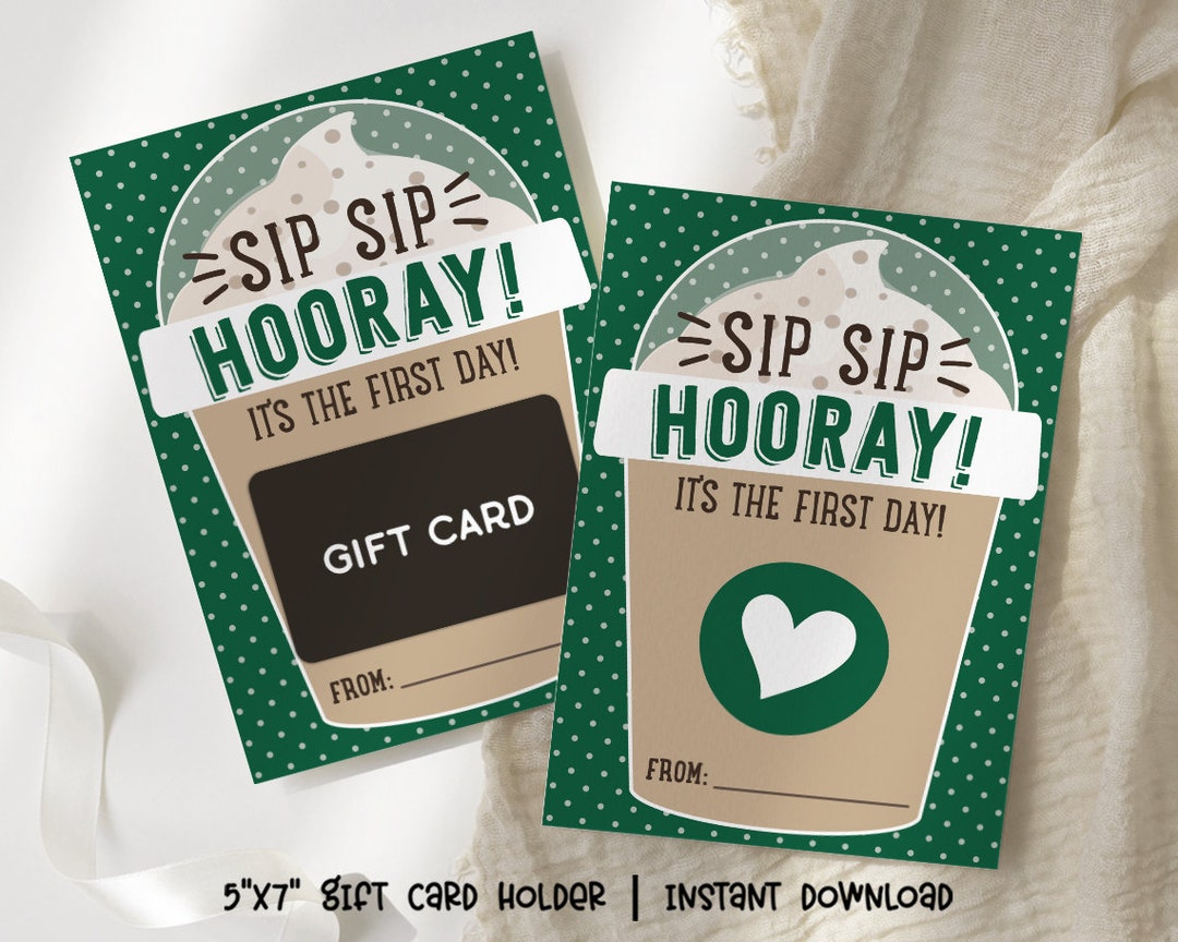 Sip Sip Hooray It's the First Day Back to School Coffee - Etsy