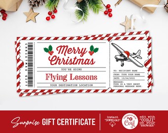 Flying Lessons Printable - Etsy
