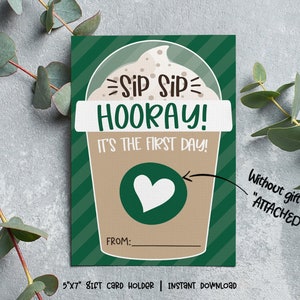 Sip Sip Hooray It's the First Day Back to School Coffee - Etsy