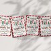 Christmas Treat Bag Gift Tags, Thank You Holiday Labels, Teacher ...