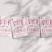 Stick With Me Friend Valentine's Day Tag, Printable Gift Tag, Digital ...
