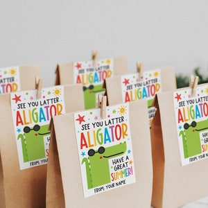 Last Day of School Gift Tag, End of School Year Gifts, End of Year Gift ...