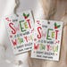 Christmas Coworker Gift Tags, Sweet to Work With You Printable, Holiday ...