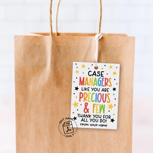 Case Management Week Gift Tags: Appreciation Favor Tags (digital ...