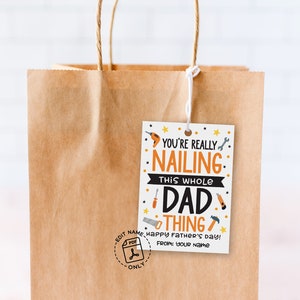 Fathers Day Tag Printable, Happy Fathers Day Gifts, Fathers Day Cards ...