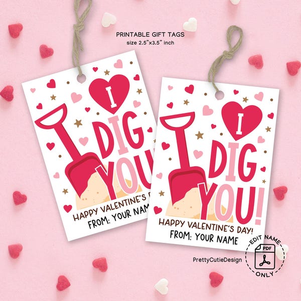 I Dig You Valentine - Etsy
