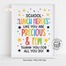 School Lunch Hero Day Sign Printable, Precious and Few Lunch Staff ...