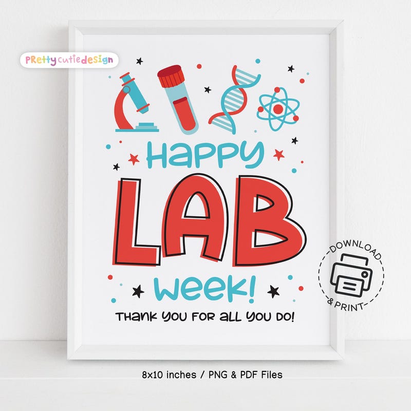 Lab Week Decoration - Etsy