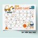 Construction Truck Reward Chart for Kids, Simple Kids Reward Chart ...