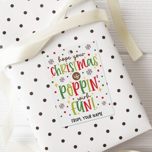 Printables Christmas Gift Tags, Pop It Tag Christmas School Gift Tags ...