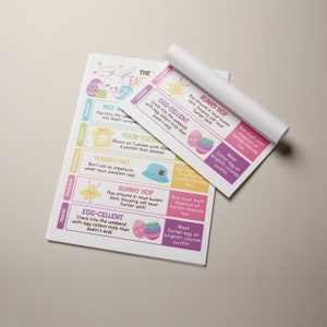 Easter Spirit Week Flyer Template, School Spirit Week Template, Spirit ...