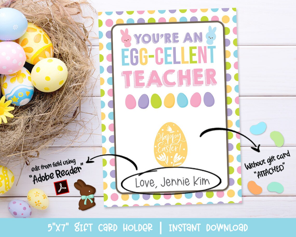 You're an Egg-cellent Teacher Pastel Color Easter Coffee - Etsy