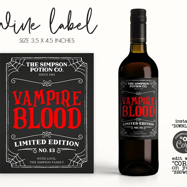 Halloween Wine Bottle - Etsy