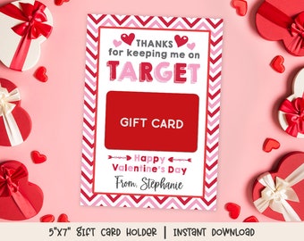 Valentine's Day Teacher Gift Card Holder Thanks for - Etsy