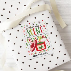 Wishing You a Scentsational Christmas Gift Tag, Printable Holiday ...