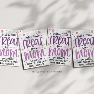 Mother’s Day Gift Tag Printable, Just a Little Treat for a Mom so Sweet ...