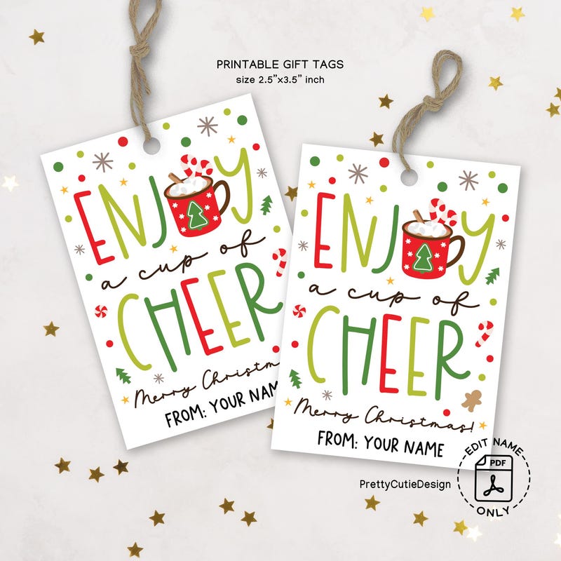 Cheer Hang Tags - Etsy