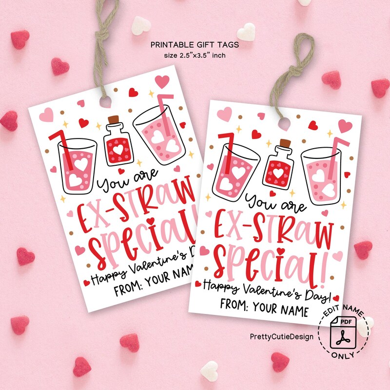 Valentines Day Straws - Etsy